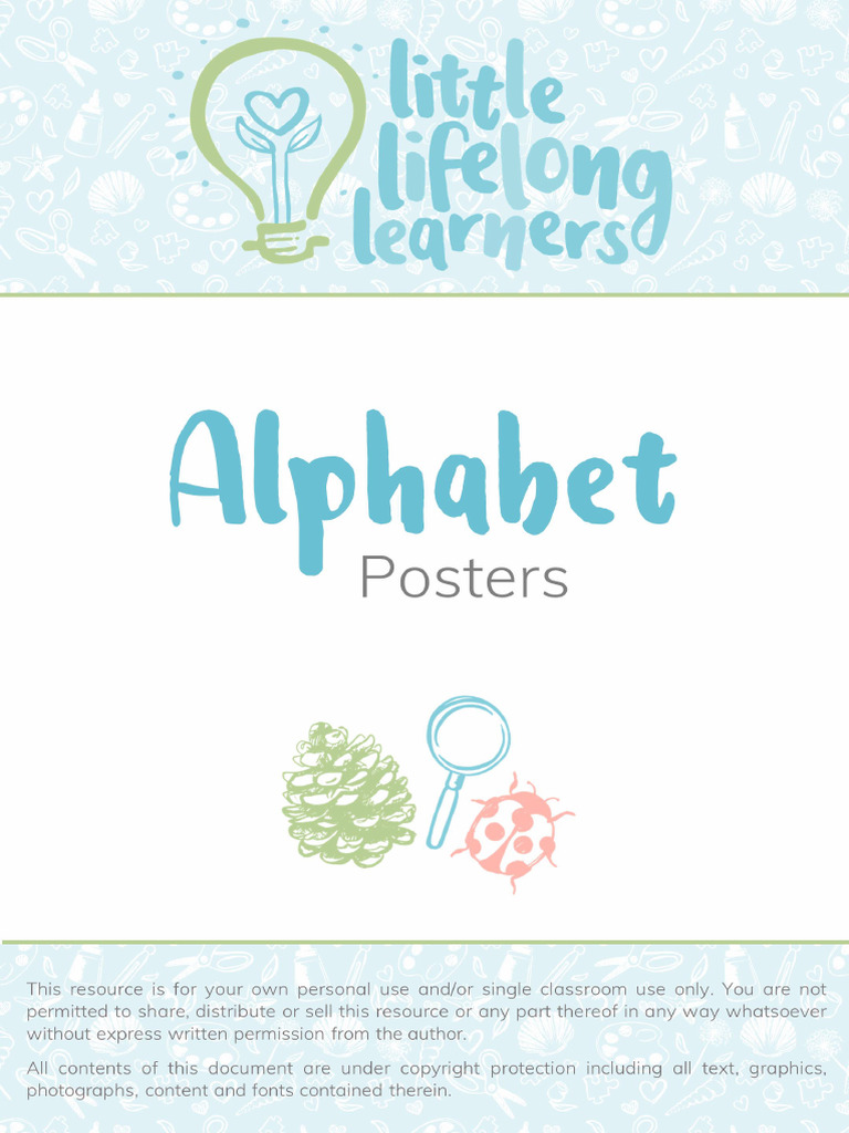 Alphabet Posters - Freebie | PDF
