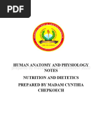Anatomy and Physiology-Lecture Notes | PDF | Bone | Anatomical Terms Of ...