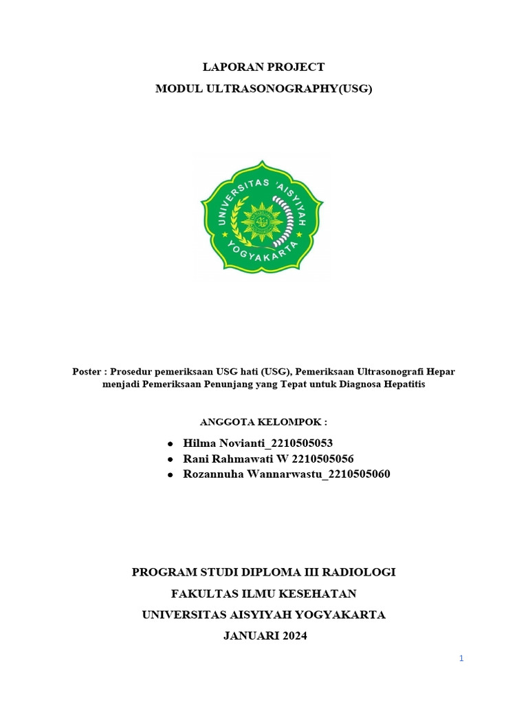 Laporan Project Usg 2 | PDF