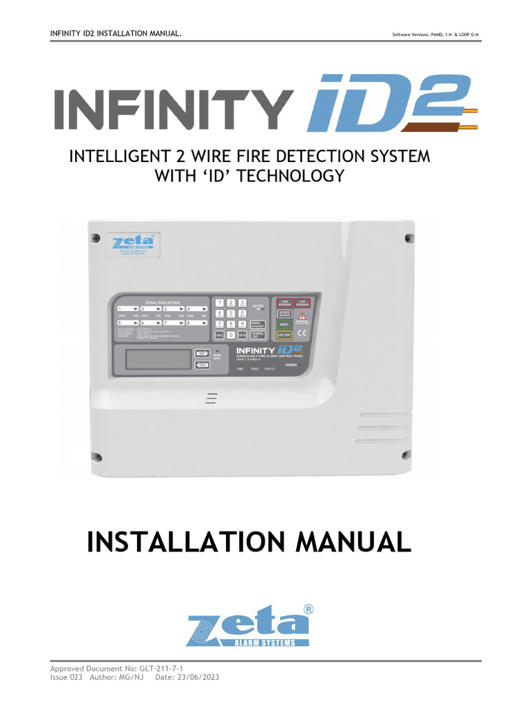 Infinity ID2 Installation Manual | PDF | Printed Circuit Board | Battery Charger