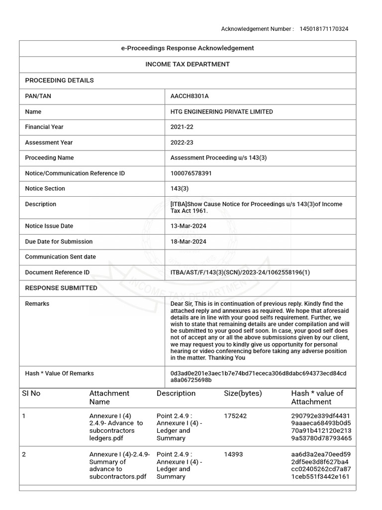 3 Acknowledgement - 145018171170324 | PDF | Computers | Technology & Engineering