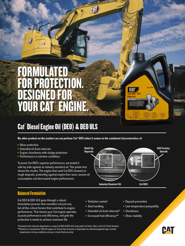 Cat Lubricant | PDF | Motor Oil | Engineering