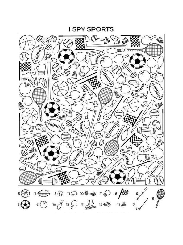 I spy sports | PDF