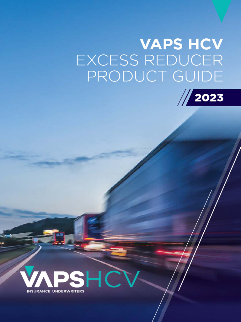 VAPS Excess Reducer Product Guide 2023 V1 | PDF | Insurance | Car Rental