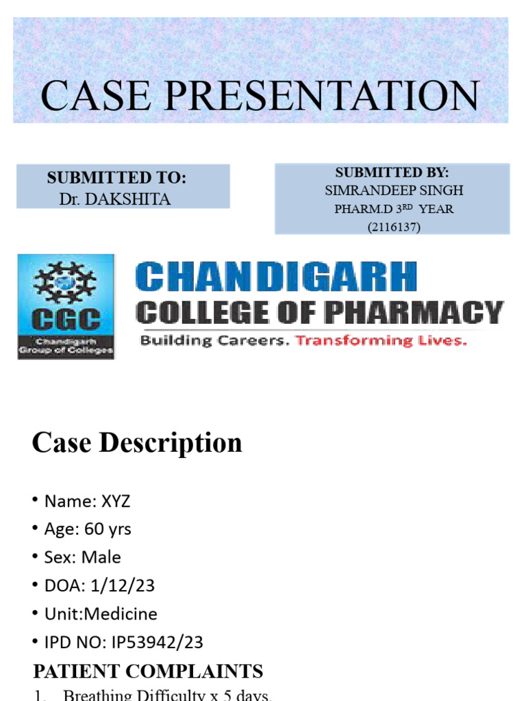 Simrandeep Singh. Pharm D 3rd Year | PDF | Cirrhosis | Hypertension