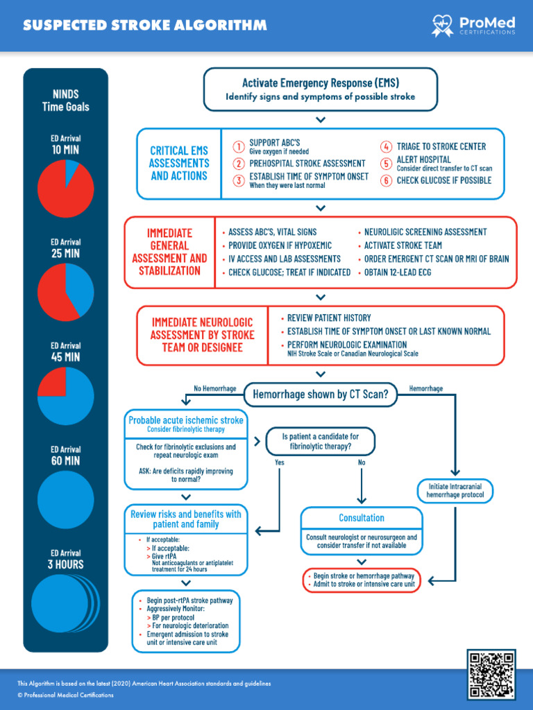 Algorithm Acls Suspected Stroke | PDF