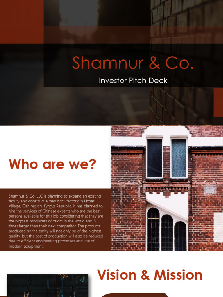 V1.0 - Shamnur & Co. PD (Bricks) | PDF | Expense | Economies