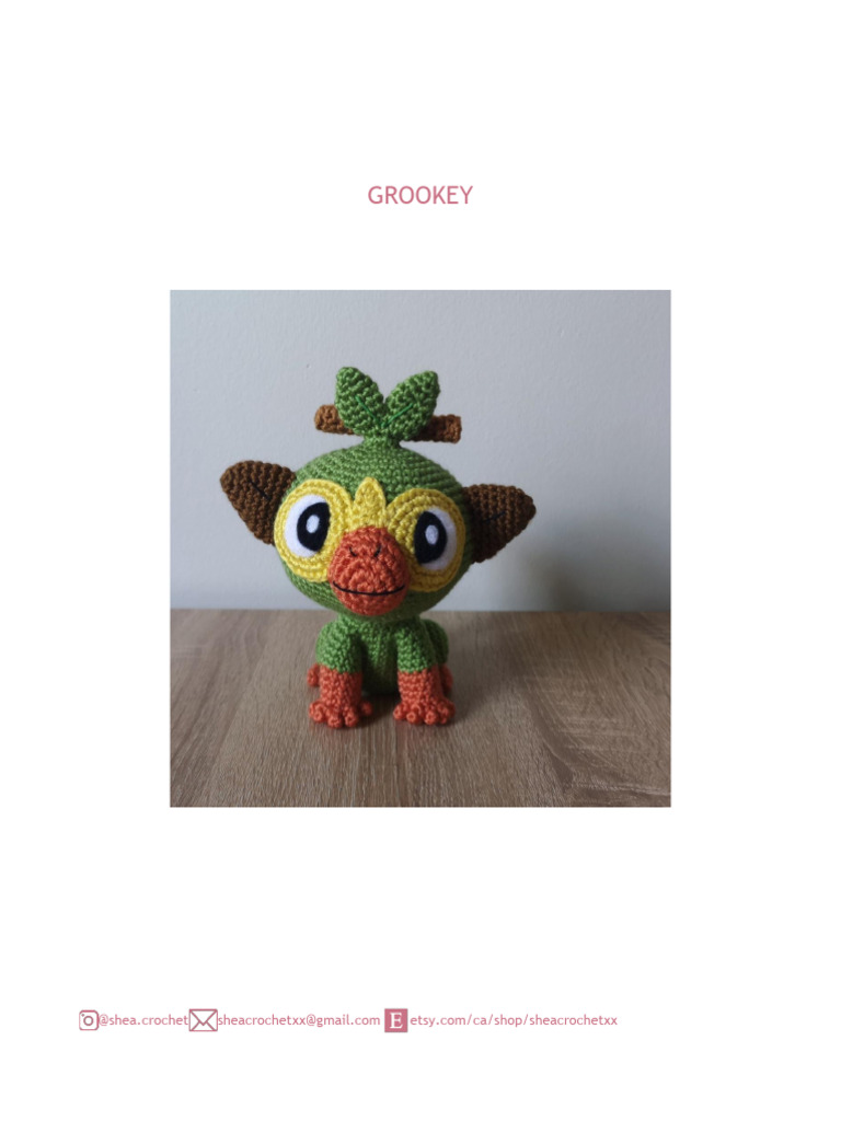 Crochet Grookey | Download Free PDF | Crochet | Embroidery