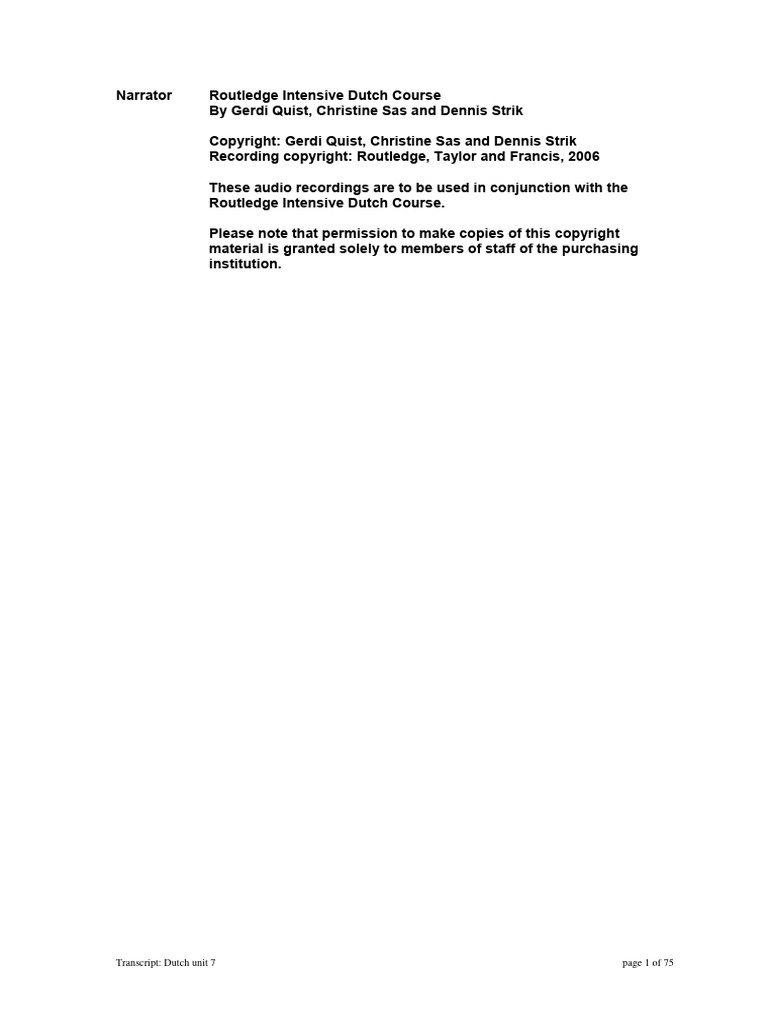 Audio Transcript | PDF