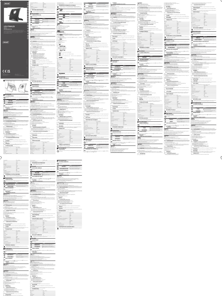 Holex Led 60W (Stor Arbejdslampe) | PDF
