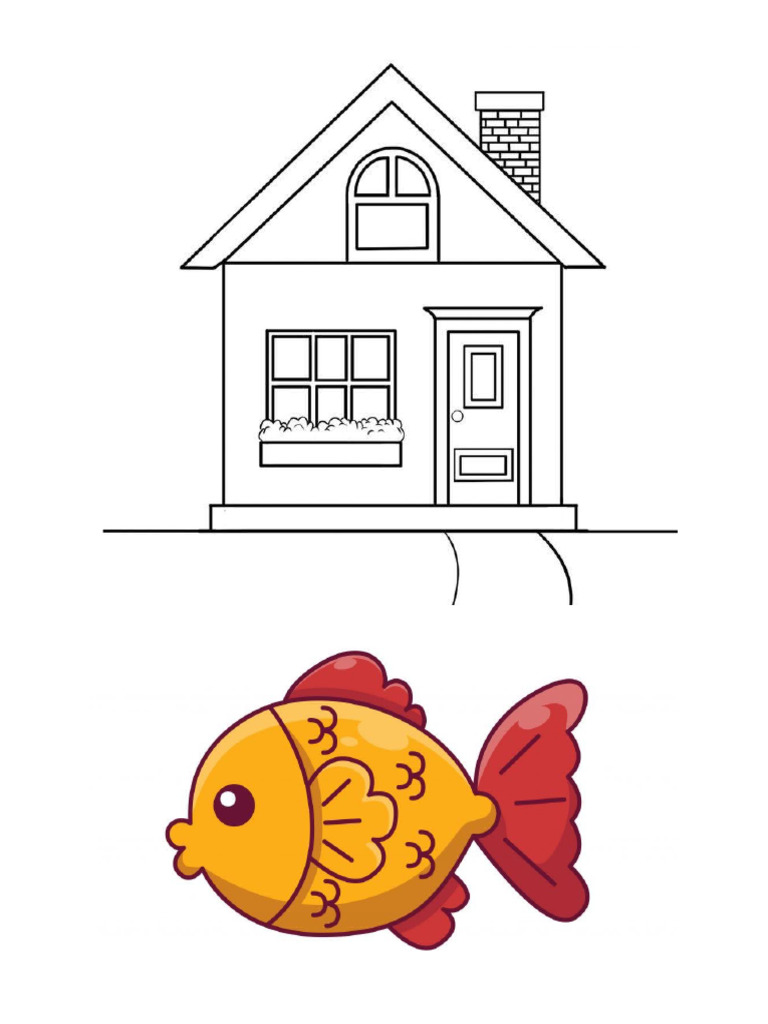 Obaid Drawing Fish Unicorm Donkey | PDF