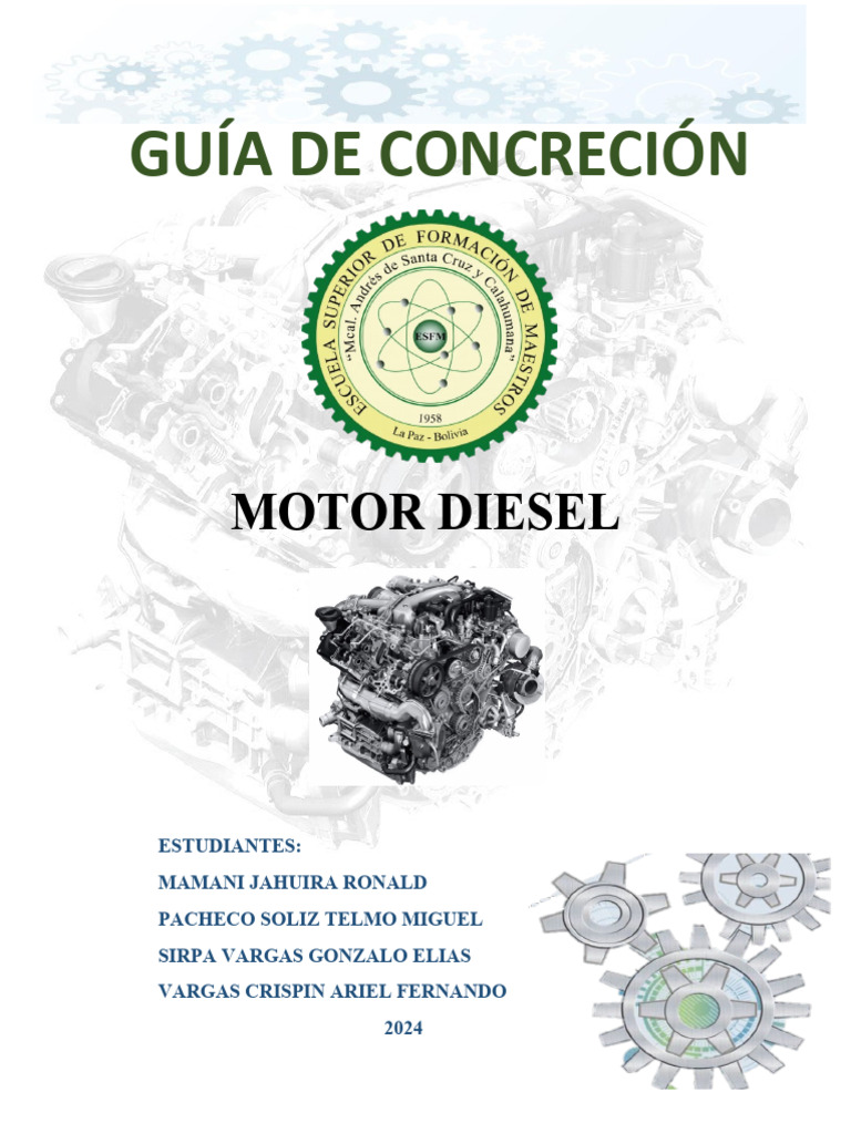 Motores a Diesel[1] | Descargar gratis PDF | Motor diesel | Motores