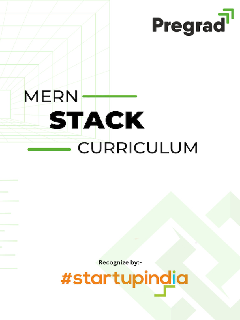 Mern Stack Ciurriculum PREGRAD | PDF
