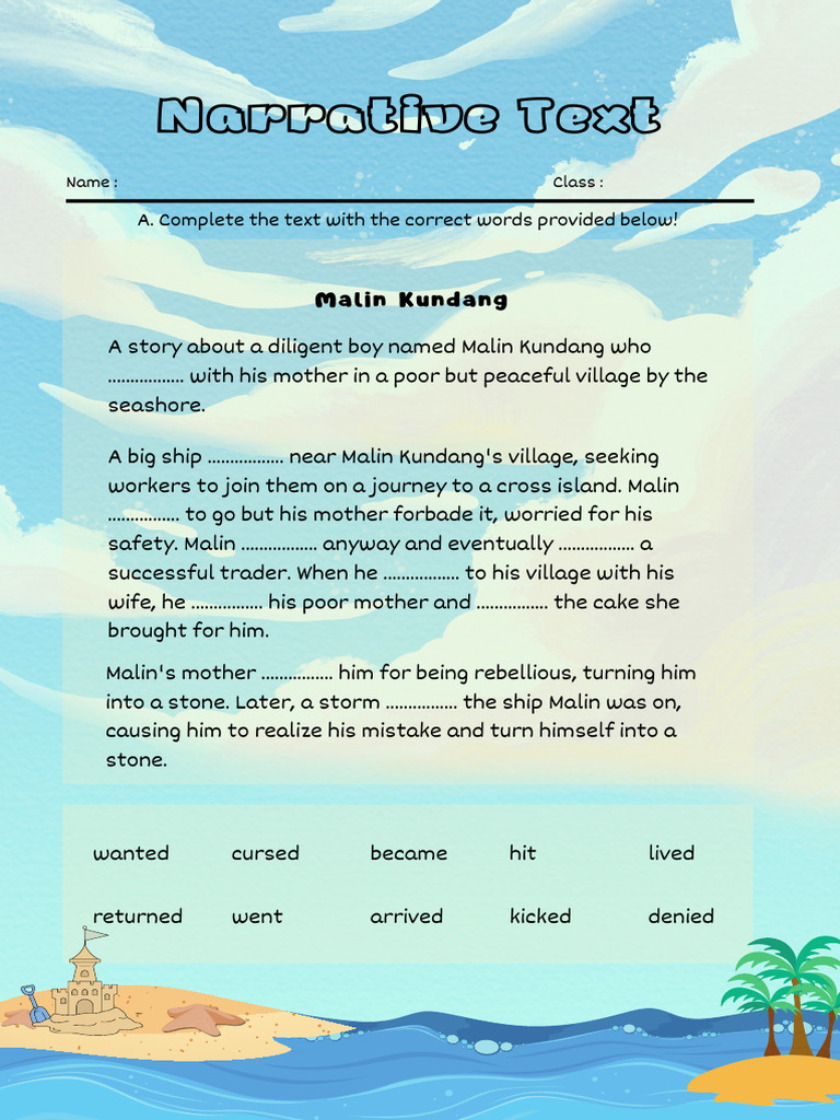 Sheet Narative Text For SMP | PDF