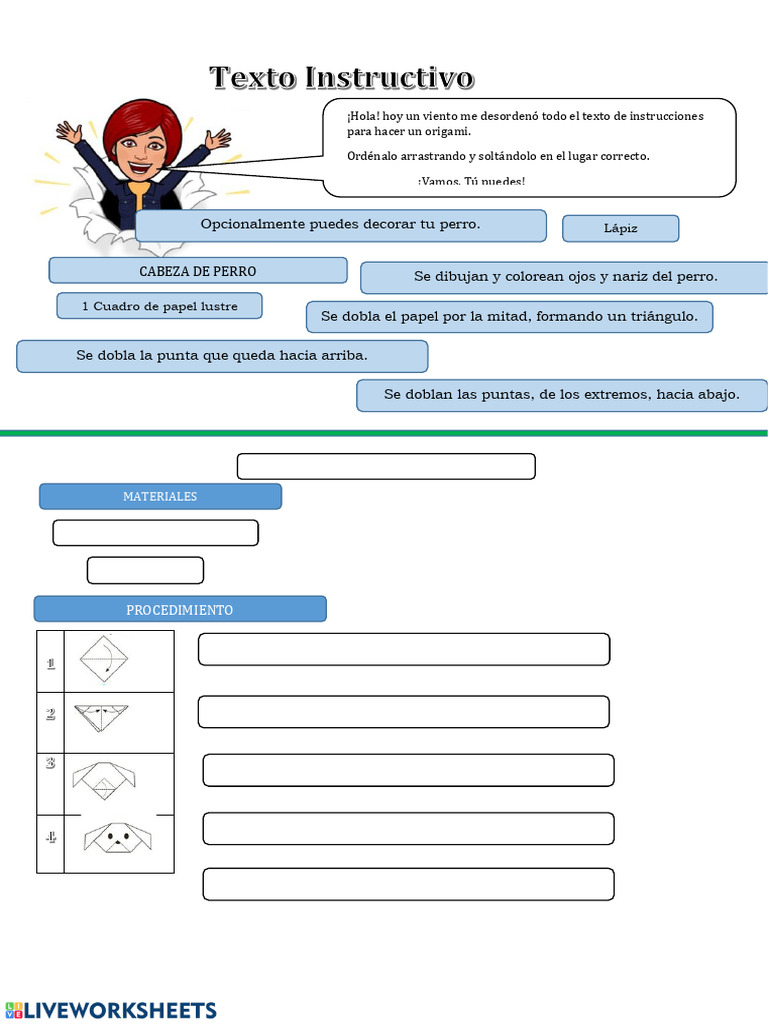 armar texto instructivos | PDF