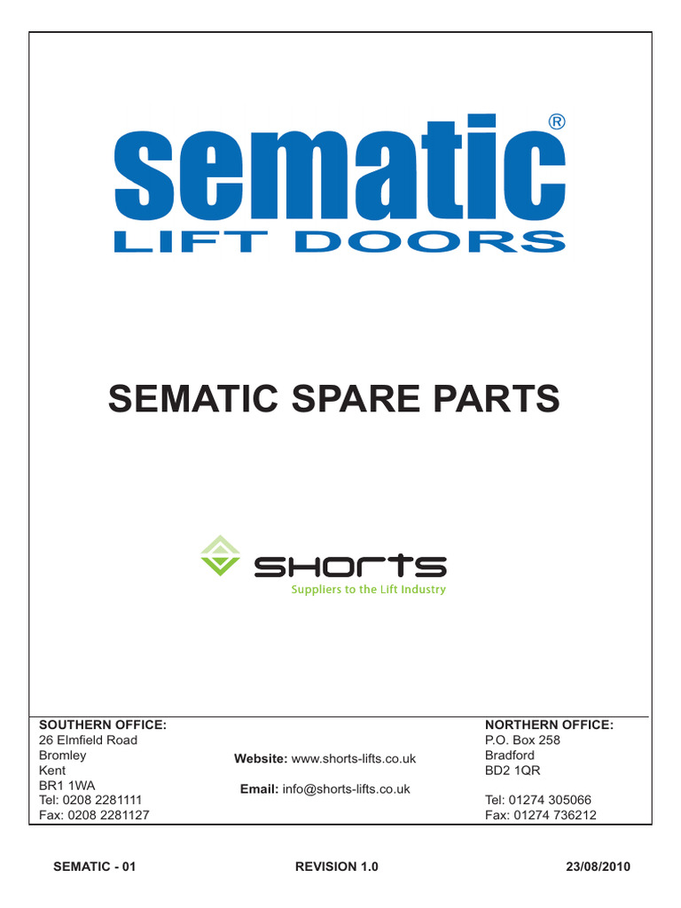 Sematic Spares Catalogue v.1 | PDF | Mechanical Engineering ...