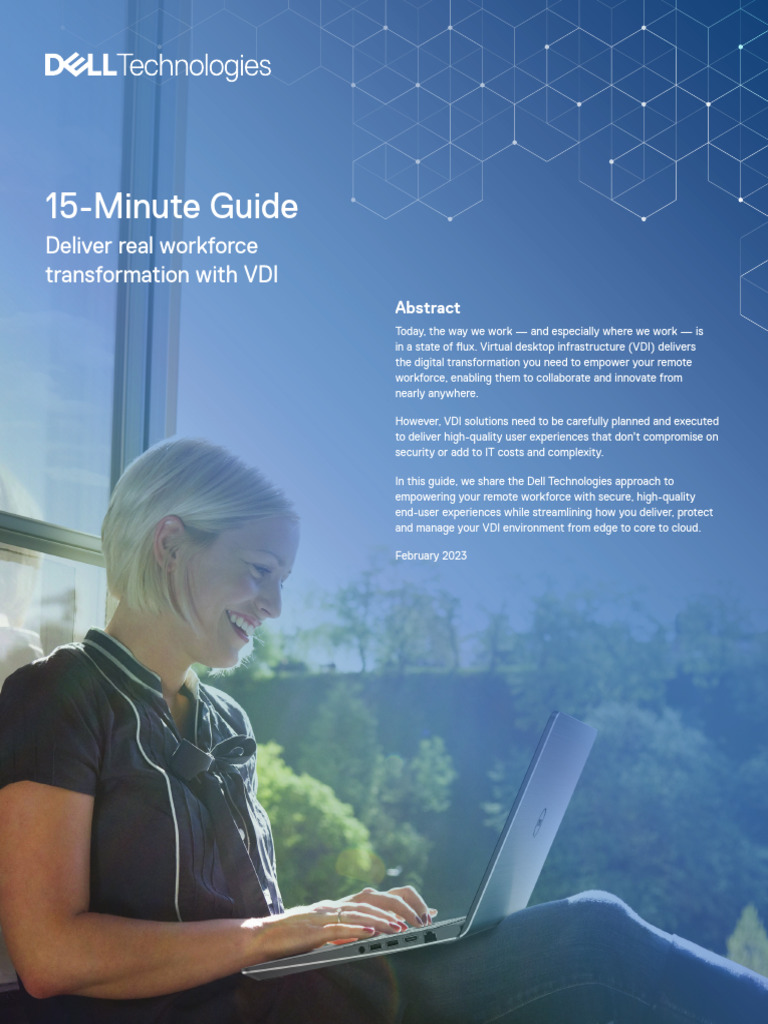 dell-vd-for-vdi-solution-brief | Download Free PDF | Desktop Virtualization | Cloud Computing