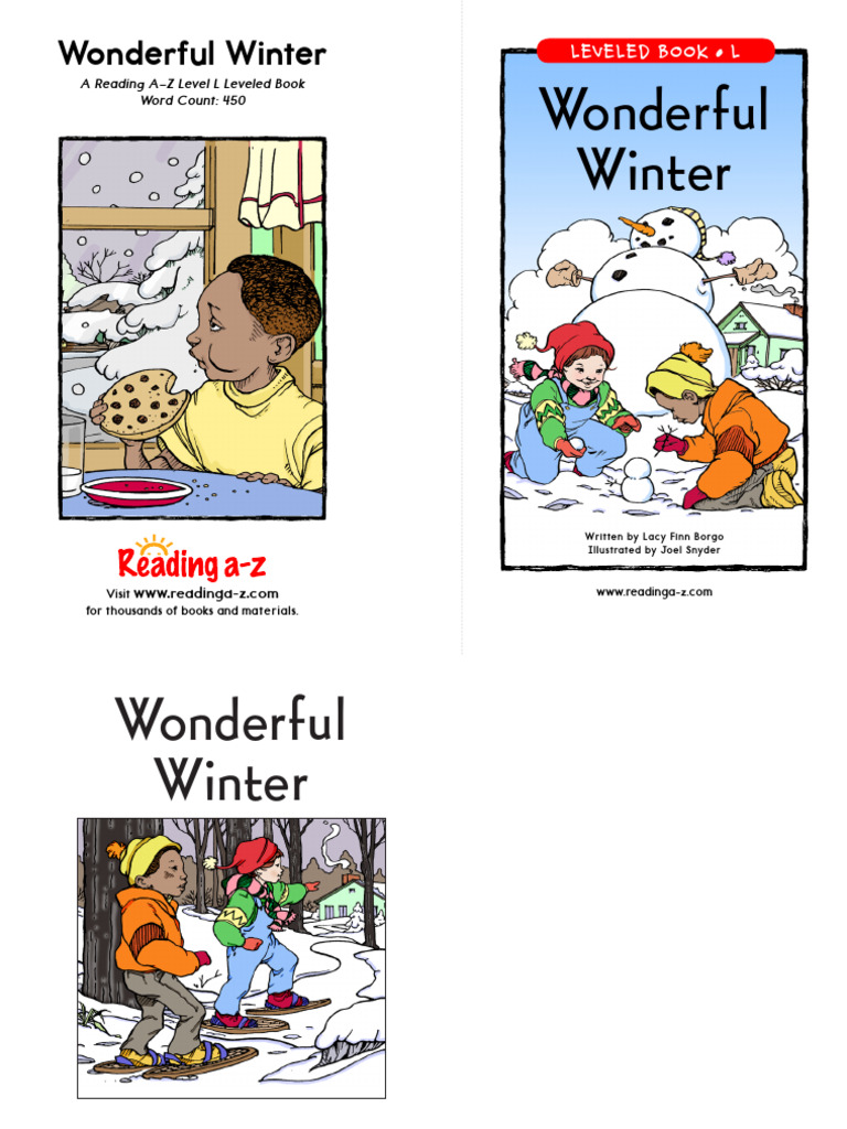 Wonderful Winter: Level L Book | PDF