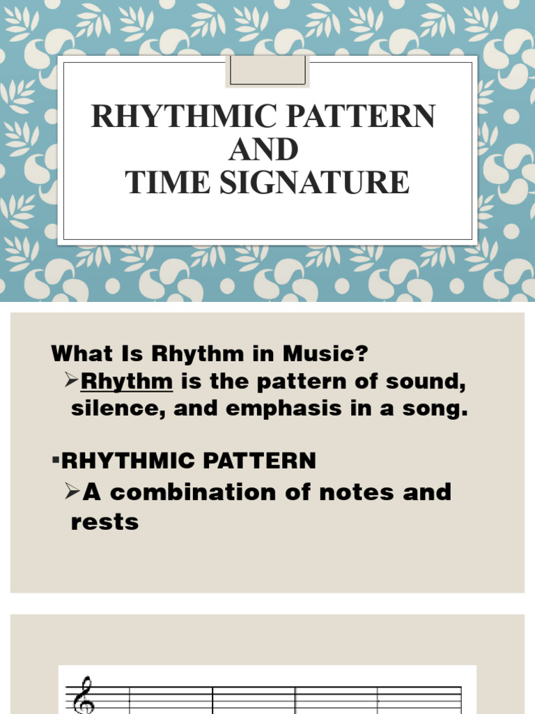 Understanding Rhythm and Time Signatures | PDF