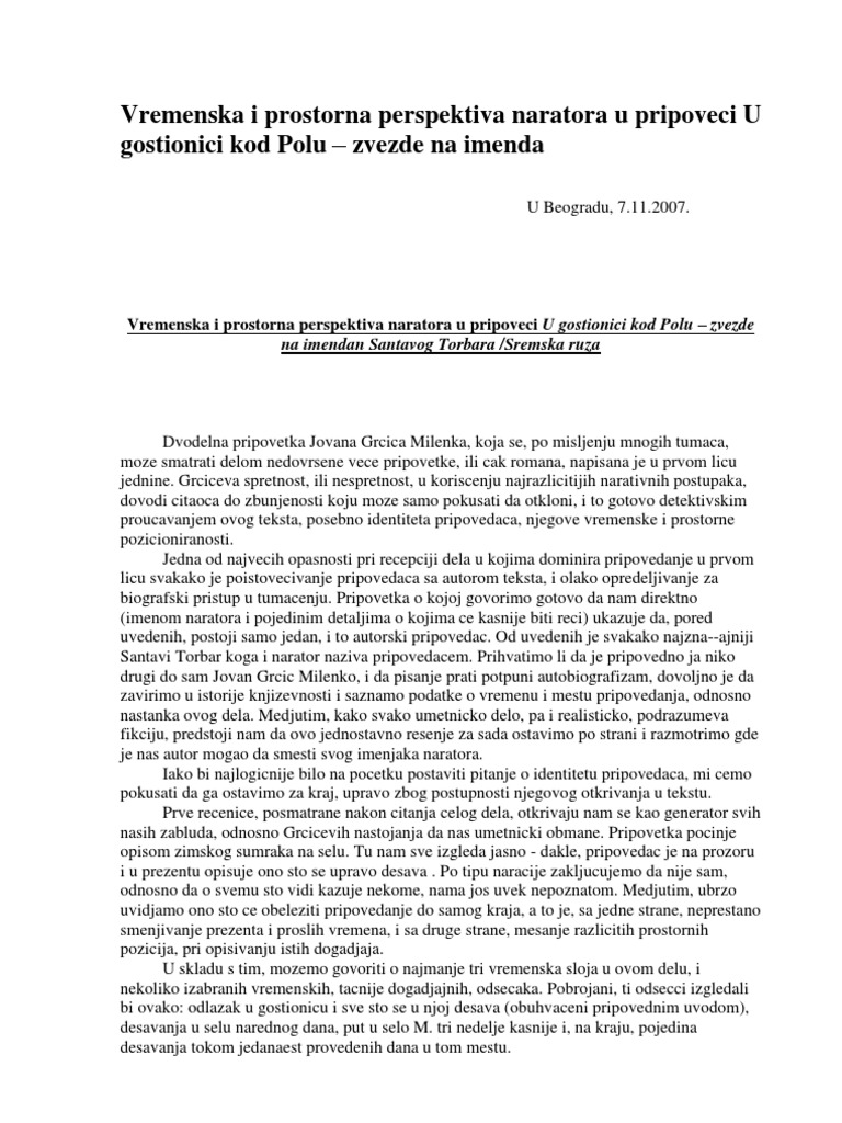 Jovan Grcic Milenko | PDF