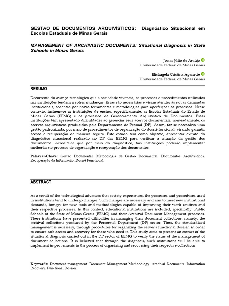 Gestao de Documentos Arquivisticos | PDF