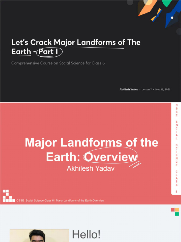 Lets_Crack_Major_Landforms_of_The_Earth_-_Part_I__with_anno_1637331451371 | PDF