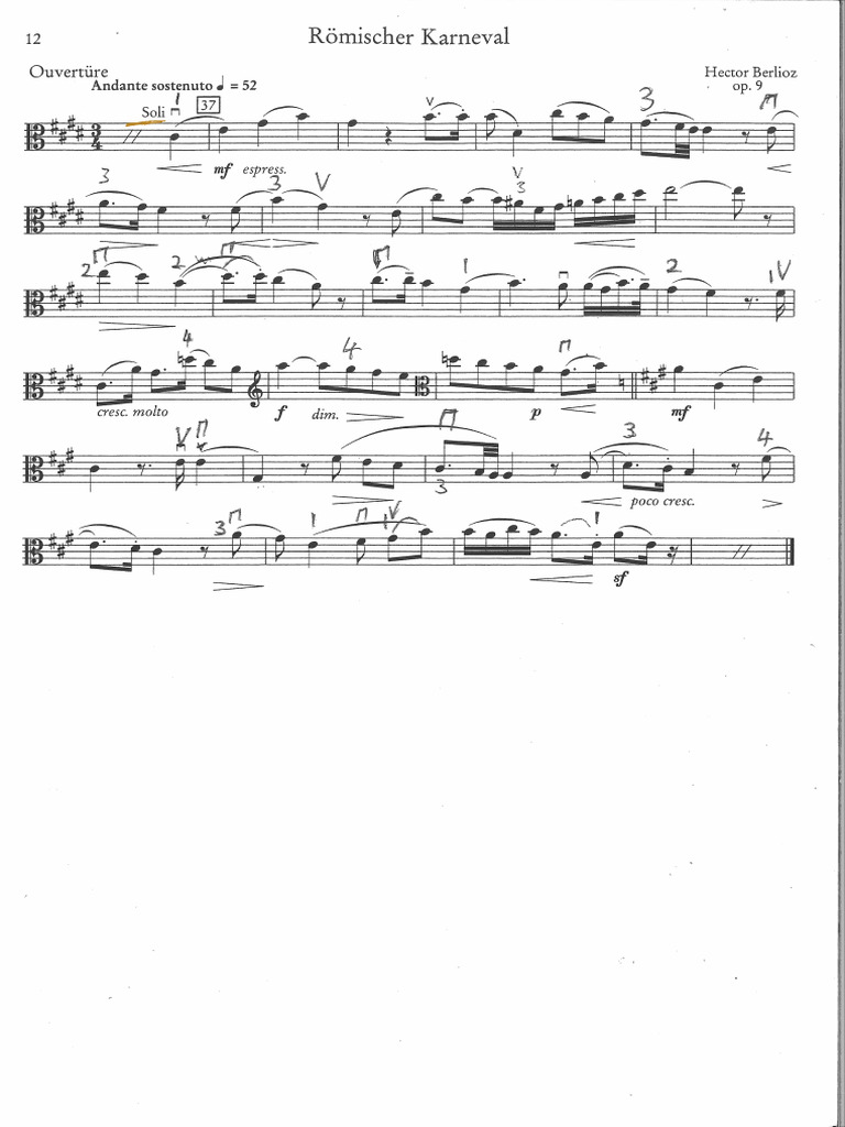 Carnaval Romano, Berlioz | PDF