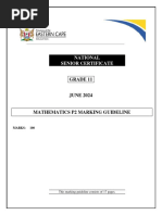 Math Lit Grade 11 Paper 2 Exemplar Memo 2021 + Grid Analysis | PDF | Mathematics