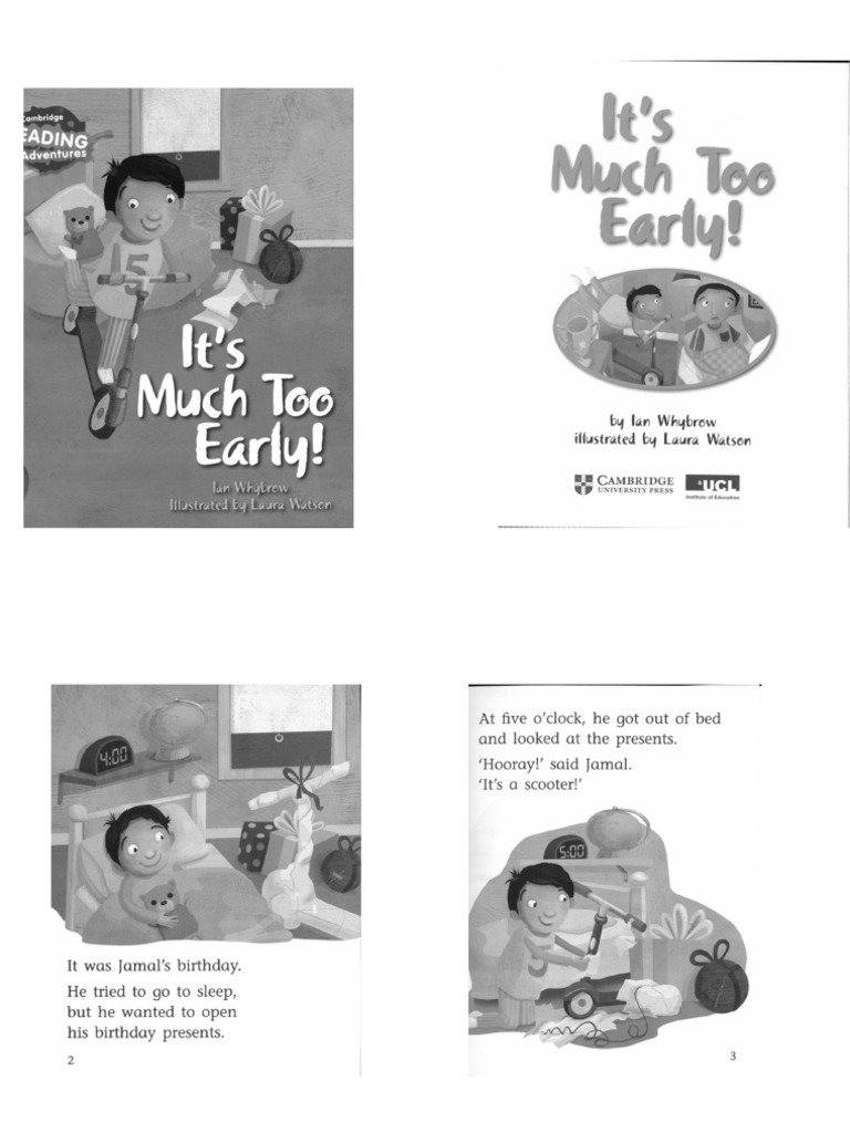 Livro It S Much Too Early | PDF