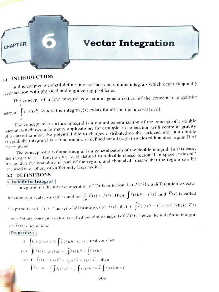 vector integration | PDF
