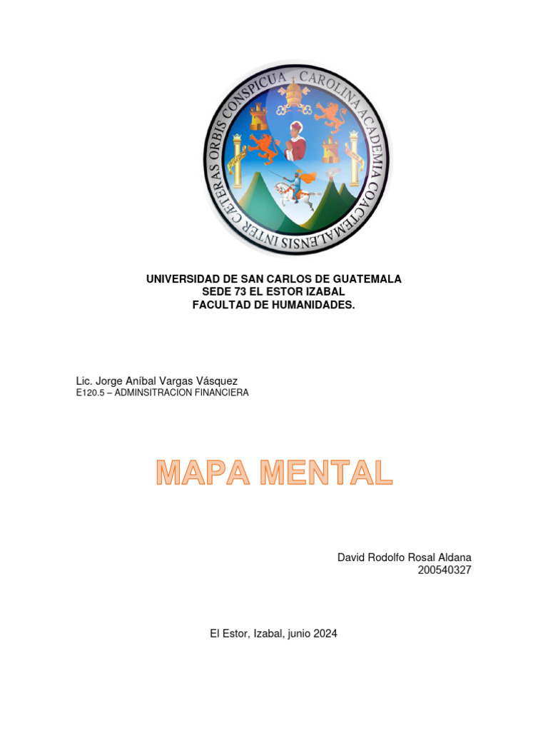 MAPA MENTAL - David Rodolfo Rosal Aldana | PDF | Economias | Negocios ...