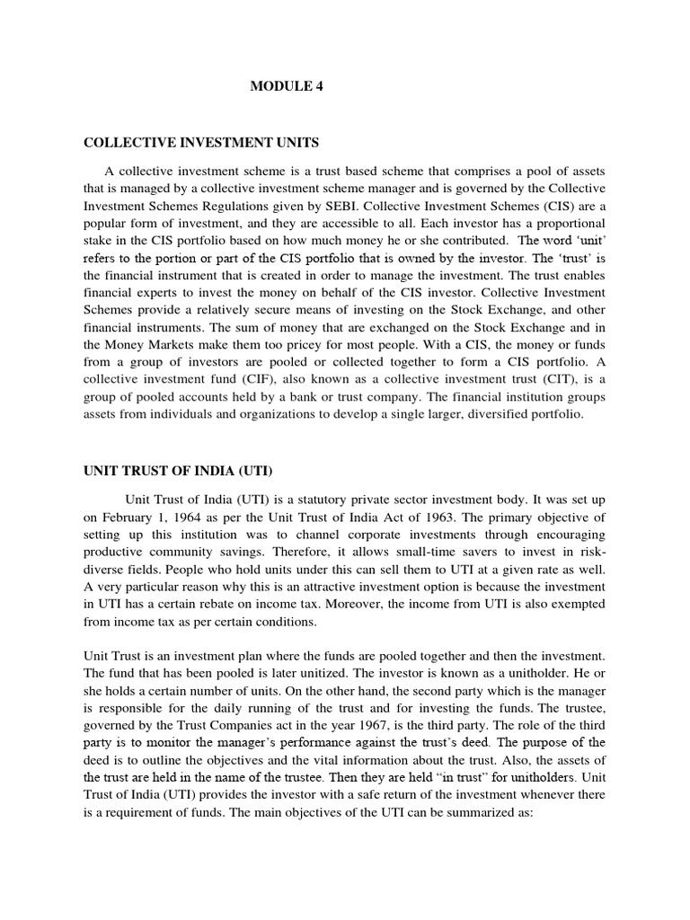 Module 4 - Merged | PDF | Investment Fund | Stocks