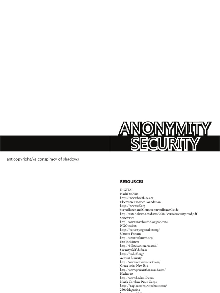 Anonymity Security | PDF | Proxy Server | Computer File