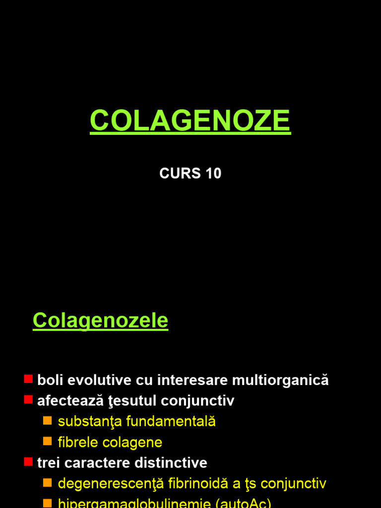 Cursul 10 Colagenoze Fara Poze | PDF