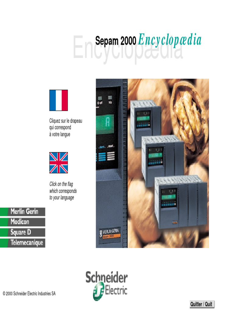 Sepam 2000 Encyclopaedia | PDF | Logiciel | Logiciel pour professionnels