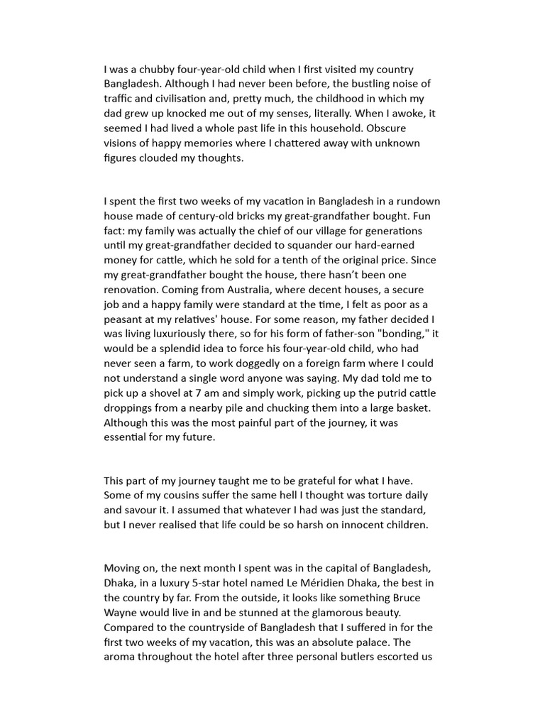 English Oral Presentation Script Our Stories | PDF