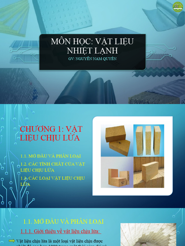 Chương 1 Vat Lieu Chiu Lua | PDF