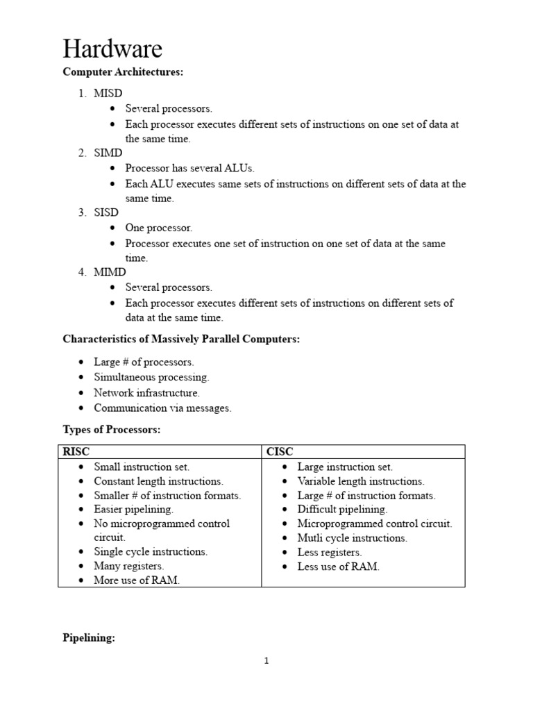 15-Hardware | PDF | Central Processing Unit | Parallel Computing