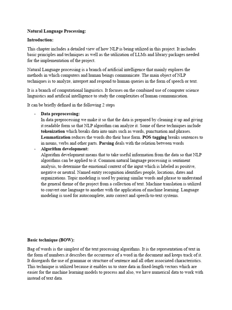 Natural Language Processing | PDF | Computing | Artificial Intelligence