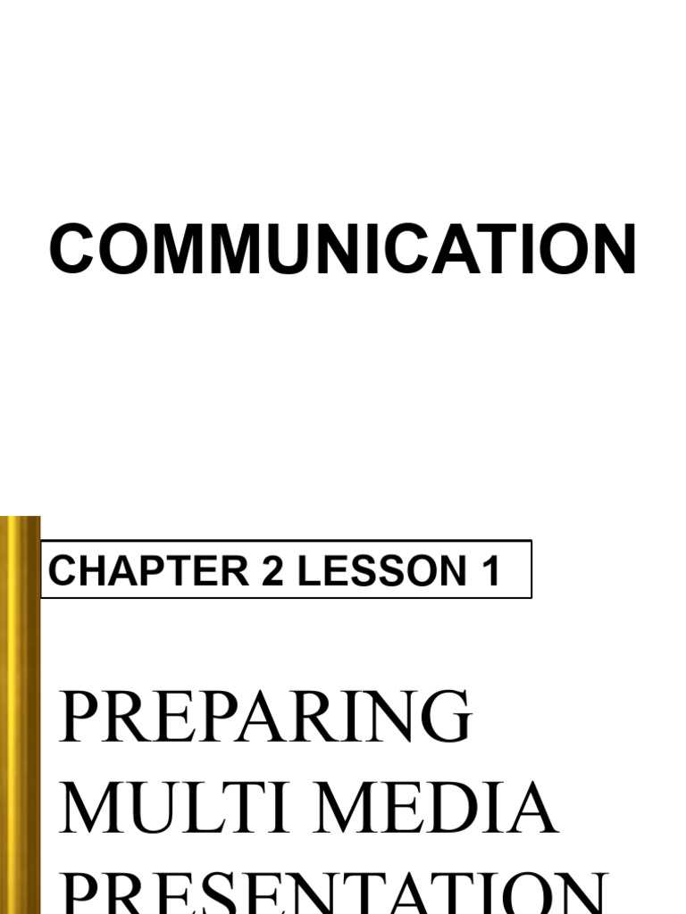 Effective Multimedia Presentation Tips | PDF