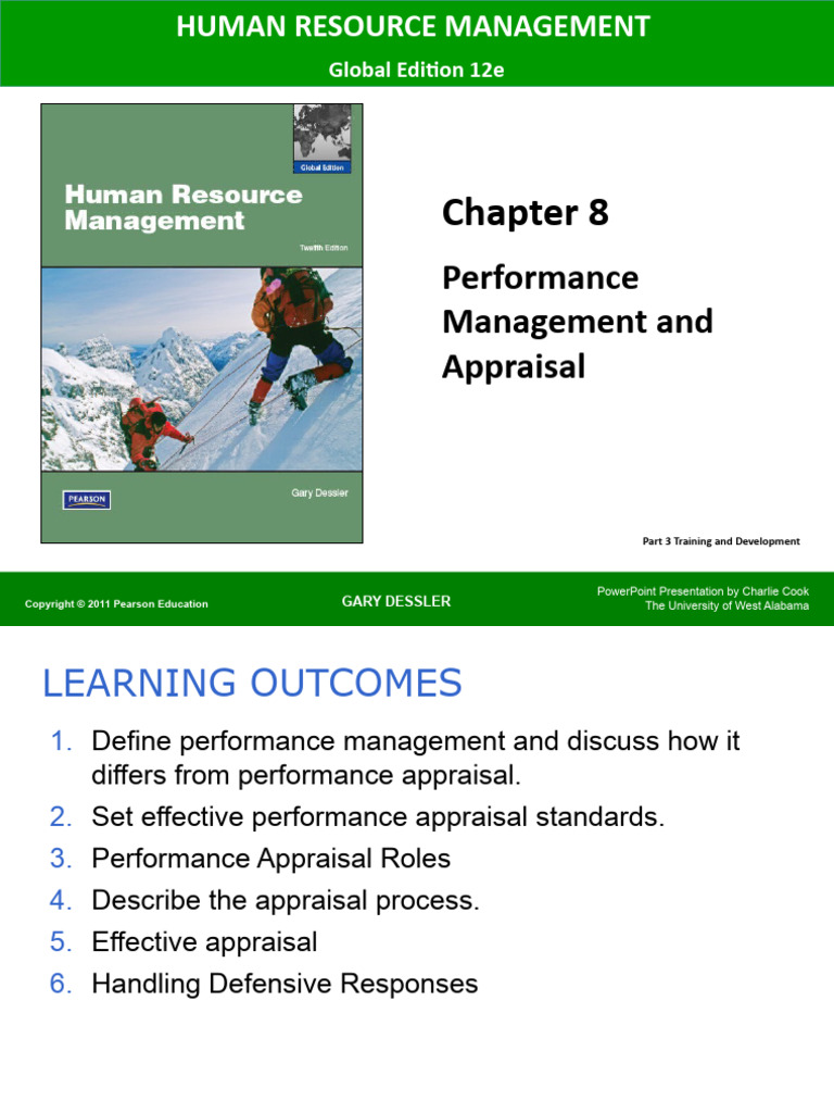 Chapter 8 Performance Management and Appraisal Update | PDF ...