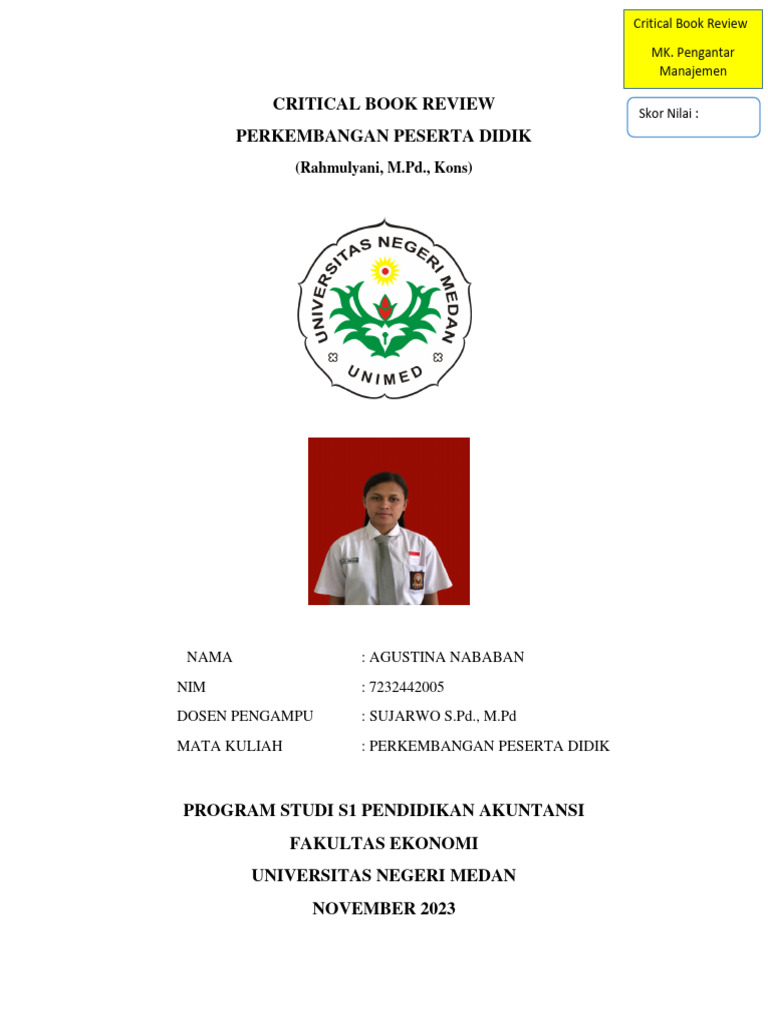 CBR PPD Agustina NBBN | PDF | Pengembangan Diri | Sains & Matematika