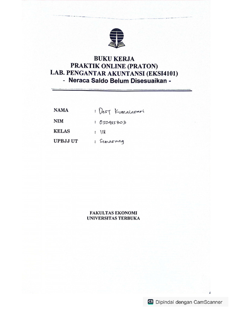 Tugas 3 Neraca Saldo | PDF
