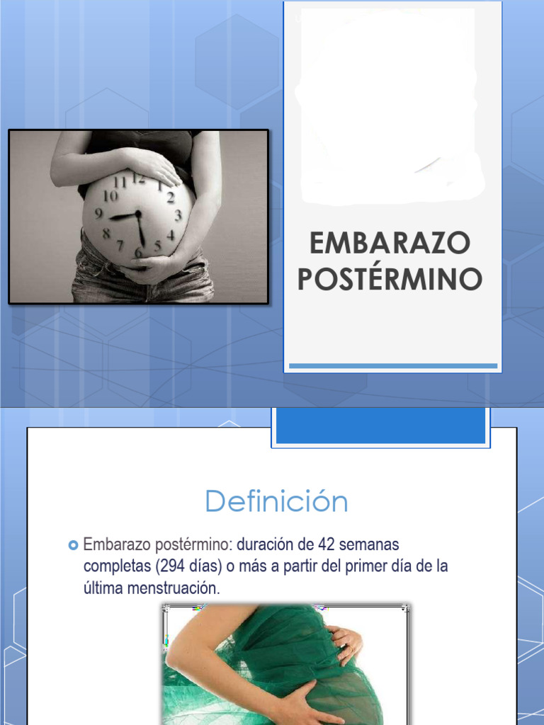Embarazo Postermino | PDF | El embarazo | Parto