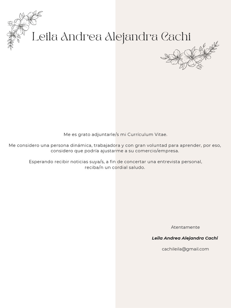 Leila CV | PDF | Enfermería