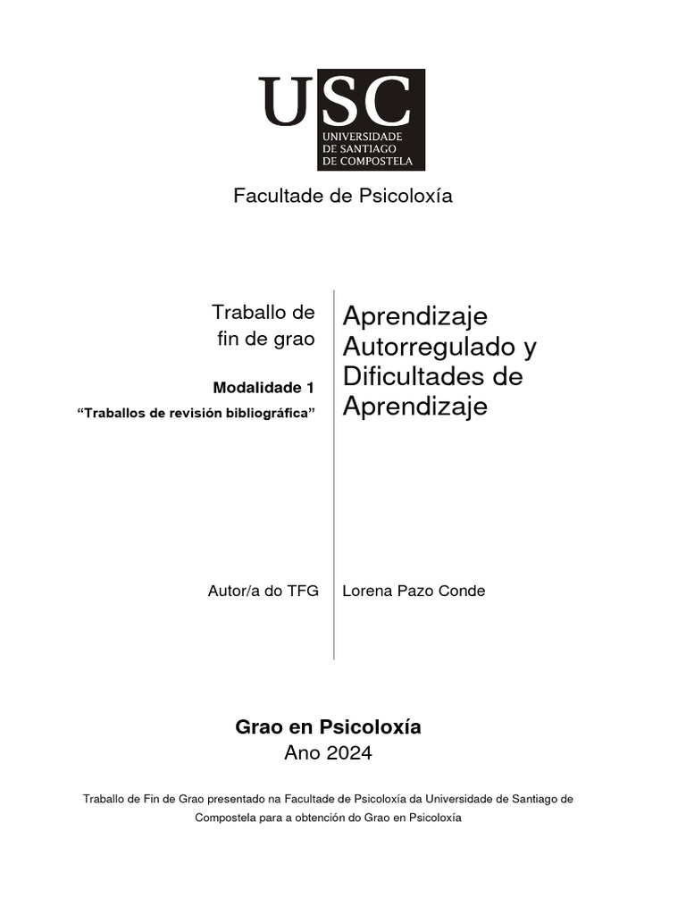 Tfg Aar y d.a (Lorena p.) Correcciones 1 2 | Descargar gratis PDF | Aprendizaje | Desorden ...