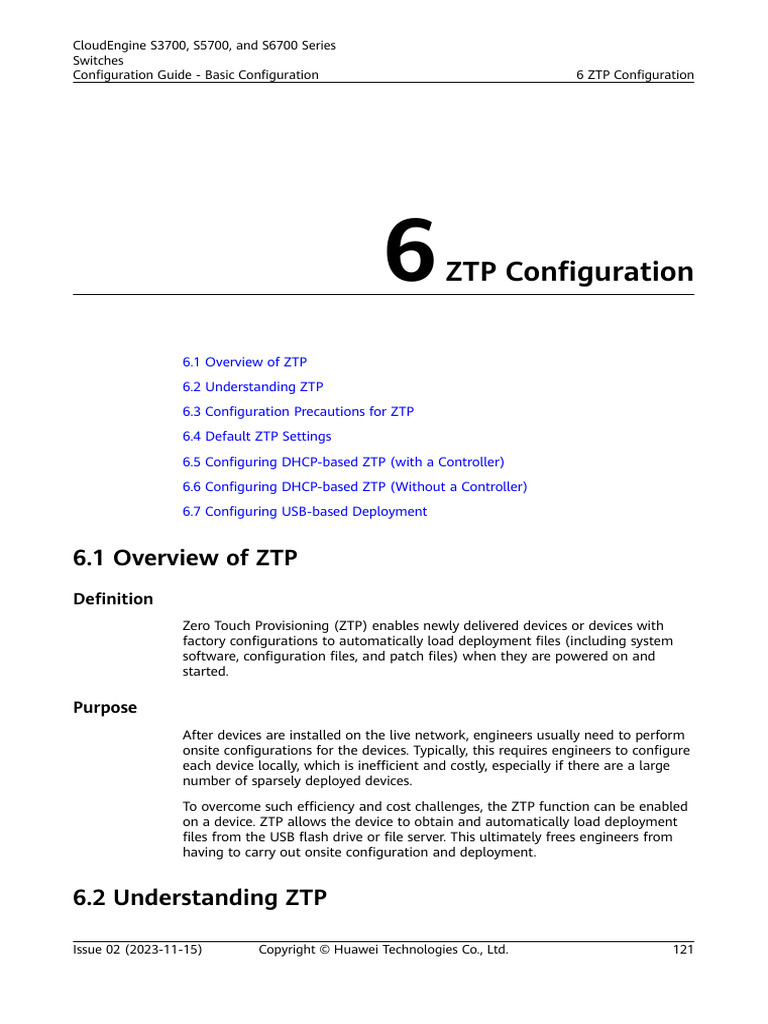 01-06 ZTP Configuration | Download Free PDF | Public Key Certificate | Ip Address