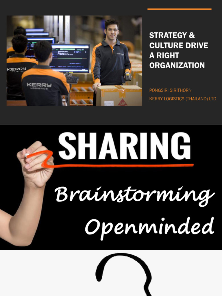 Strategy & Culture Build A Right Organization 2024 - Print | PDF