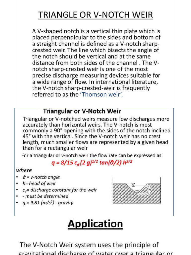 Types of Weirs | PDF | Art | Science & Mathematics