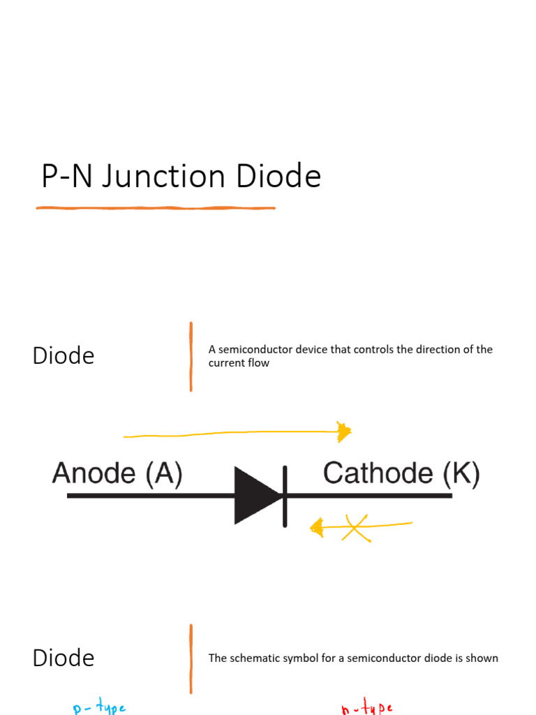 Module 3 - P-N Junction-Diode | PDF | P–N Junction | Diode